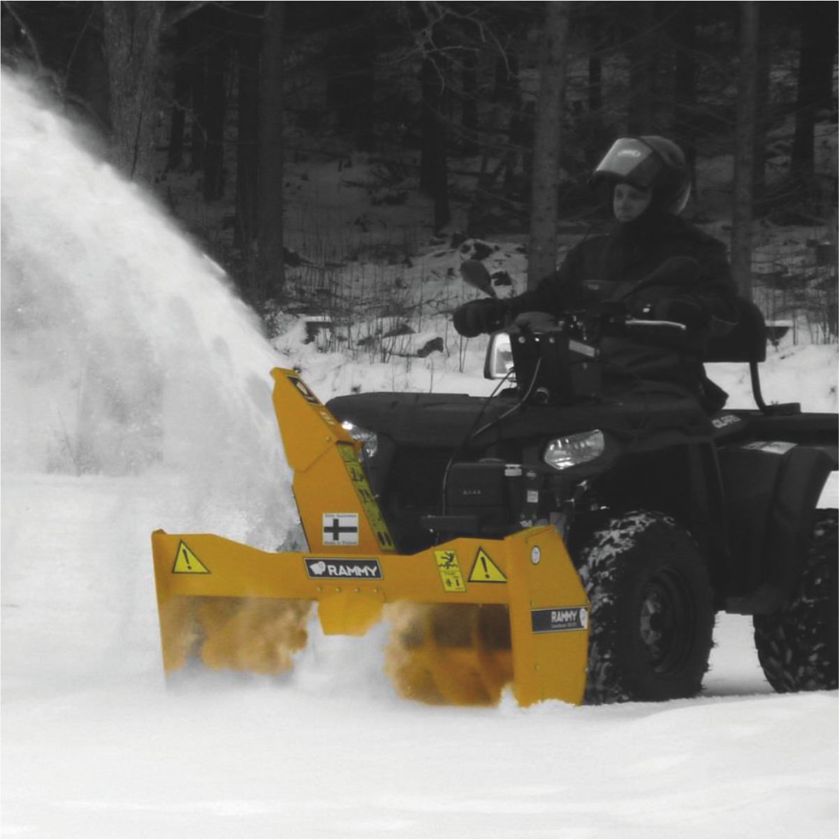 RAMMY 120 ATV Front Snow Plow Machine - Kadıoğlu Nutmec Walnut ...