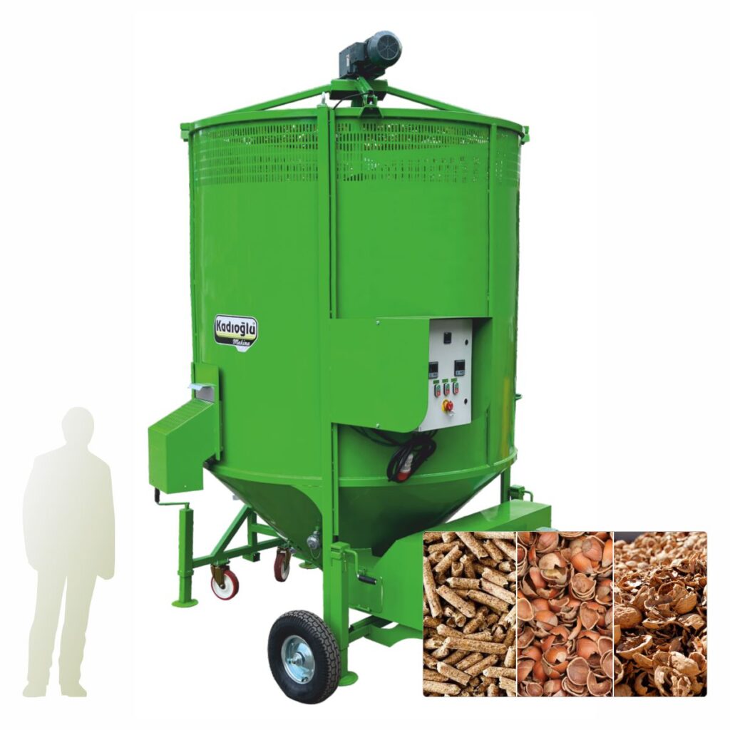 Kadıoğlu 6500P Pellet Fuel Heated Walnut, Hazelnut, Almond Drying ...