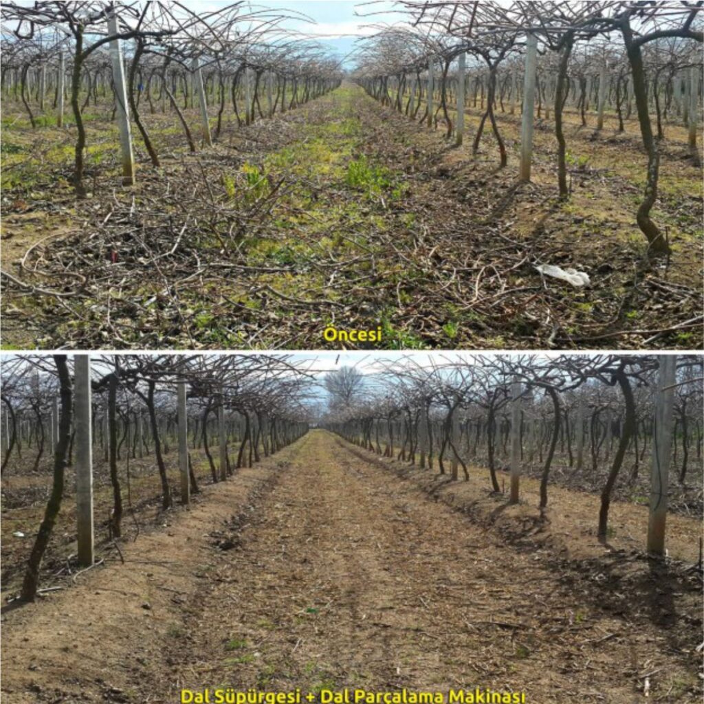 Kadıoğlu KDT112 - Tractor Front Double-Sided Branch Sweeper - Kadıoğlu ...